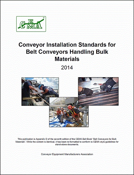CEMA, Conveyor Installation Standards-2014, PDF (7th ed.- Appendix D ...