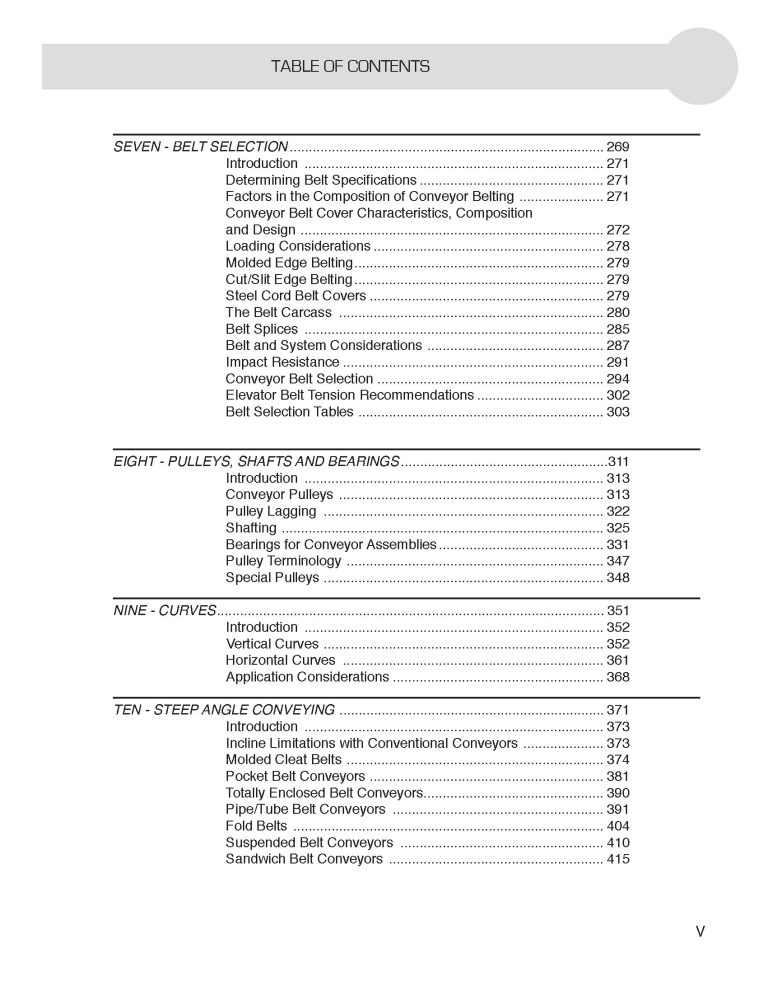 CEMA, Belt Conveyors for Bulk Materials, 7th Ed., Second Printing, Book ...
